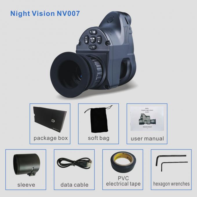 ROHS WiFi Handheld Night Vision Monocular 200m IR For Hunting