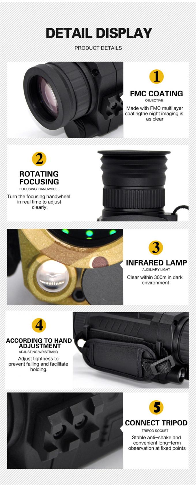 200m IR Rangefinder Scope Combo