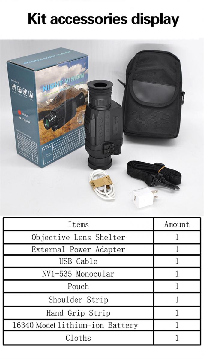 200m IR Rangefinder Scope Combo
