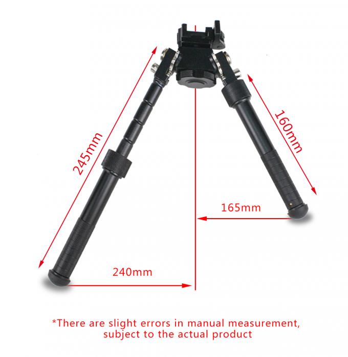 Tilting Spotting Scope Stand Bipod 6''-9'' 360 Degree Rotating